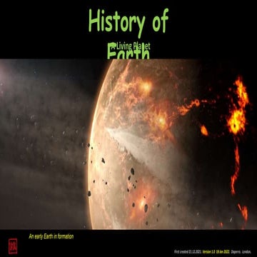 History of earth 1.0w