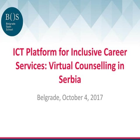 ICT Platform for Inclusive Career Services: Virtual Counselling in ...