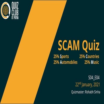 S04_E04: SCAM Quiz | Rishabh | PDF