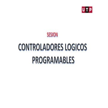 controladores lógicos programables PLC universidad | PDF