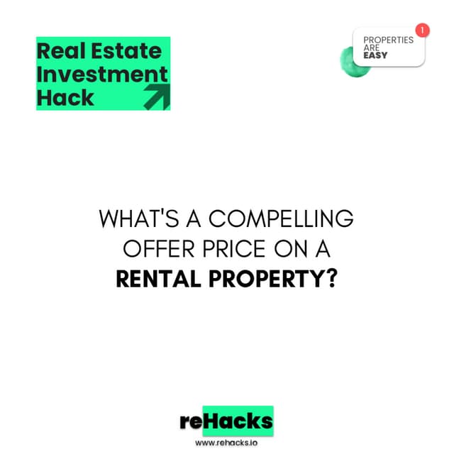 What's A Compelling Offer Price ON A RENTAL PROPERTY? | PDF
