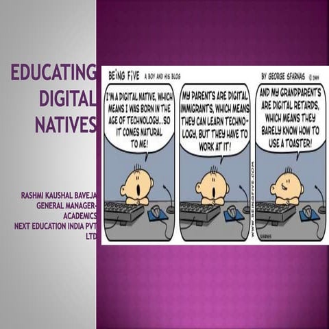 Educating digital natives | PPT