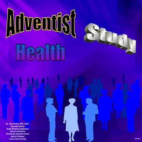 S1 4 adventist health study | PPT