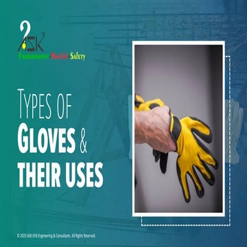 Types of Gloves & their uses | PDF