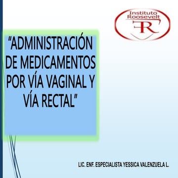 Vía Intramuscular | PPTX
