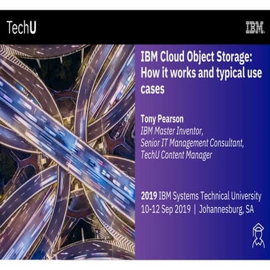 IBM Cloud Object Storage: How it works and typical use cases | PDF