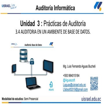 13-Auditoria a Base de Datos | PPTX