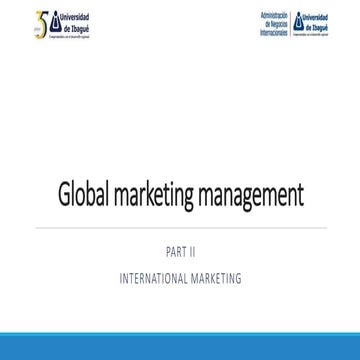 S14 global marketing planning part ii | PPT