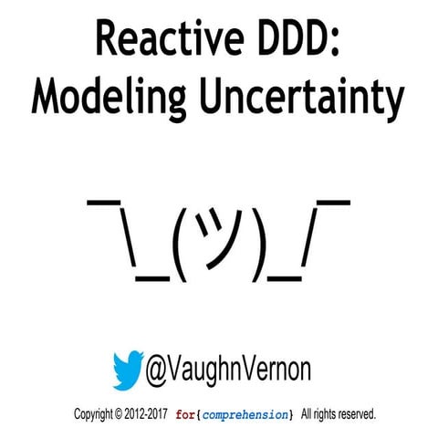 Reactive DDD: Modeling Uncertainty | PPT