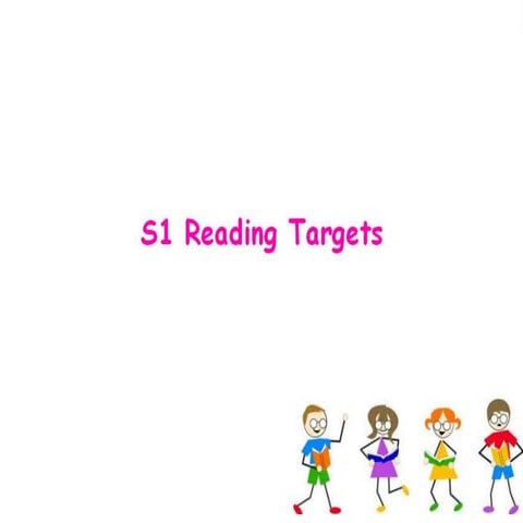 S1 Reading Targets | PPTX