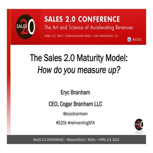 A Sales 2.0 Maturity Model - Sales 2.0 conference keynote by ...