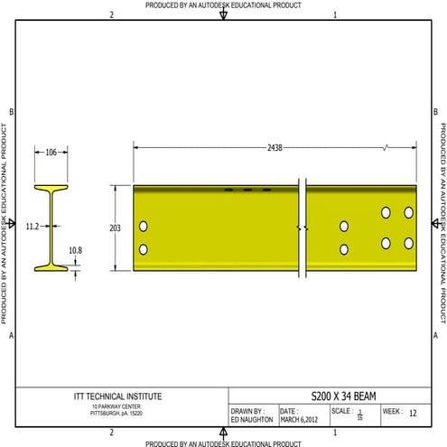 S200 X 34 Beam Title | PDF