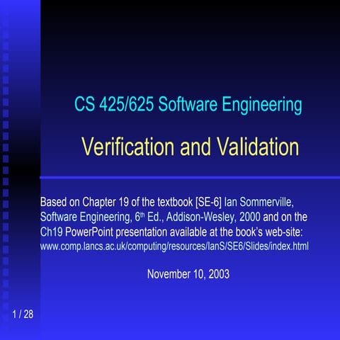 S22ppt Verification And Validation In Software Testing Ppt