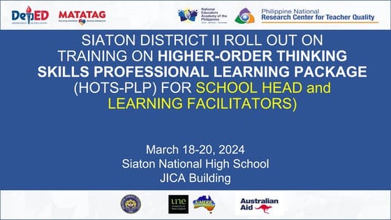 S5_SD_Workplace Application Plan in in HOTS.pptx | Education