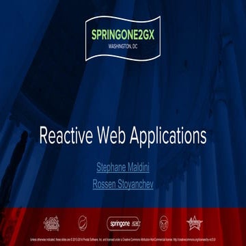Reactive Web Applications Ppt