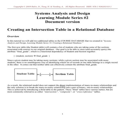S2 intersection table pdf | PDF | Databases | Computer Software and ...