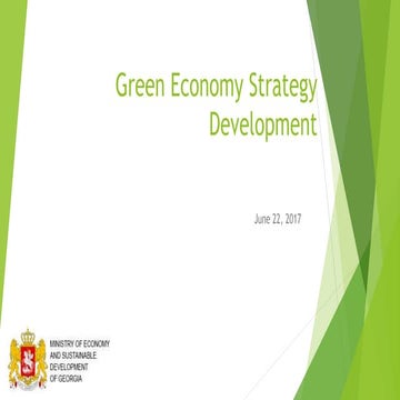 Session 2 - Presentation by Ministry of Economy and Sustainable ...