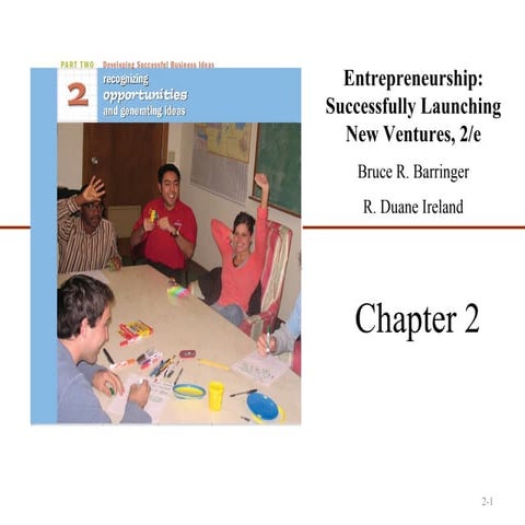 Entrepreneurship: Business planning Chapter Two | PPTX