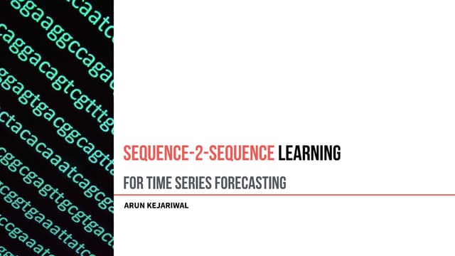 Sequence-to-Sequence Modeling for Time Series | PPT | Free Download Sequence-to-Sequence Modeling for Time Series | PPT | Free Download