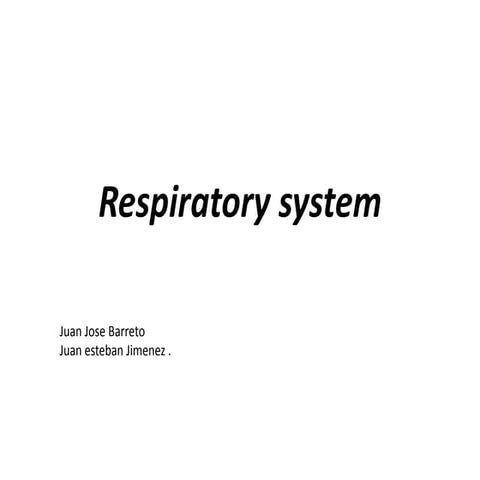 Respiratory system | PPTX | Lung and Respiratory Health | Diseases and ...