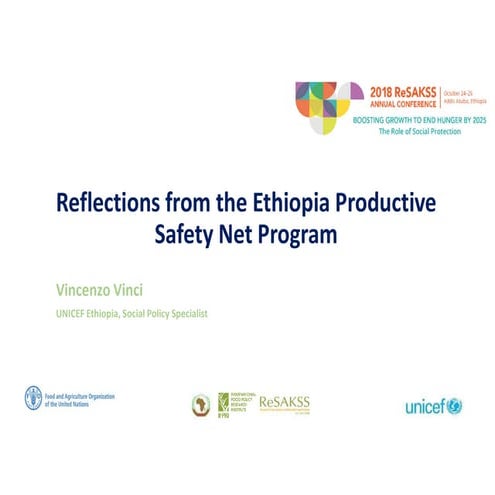 Reflections from the Ethiopia Productive Safety Net Program | PDF