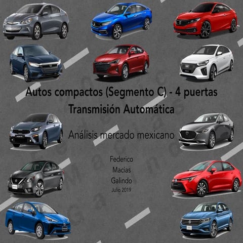 Análisis autos compactos (Segmento C - 4 puertas) con transmisión ...