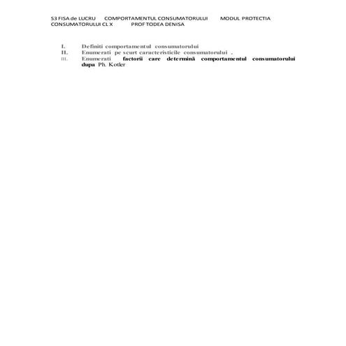 S 3 fisa de lucru x comp.cons. protectia consumatorului | DOCX