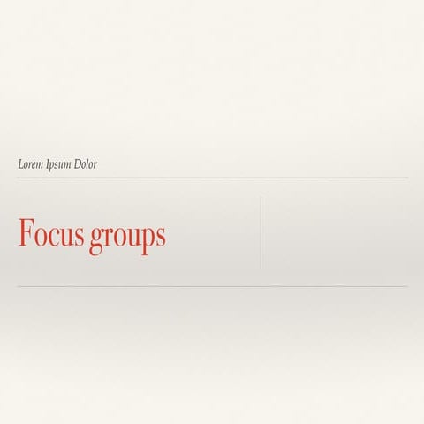 Focus Group Discussion | PPT