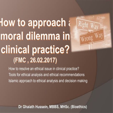 Seminar 1- Example of ethical case analysis (27.02.2017) | PPTX