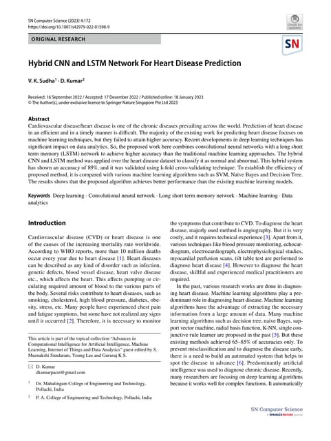 An automatic heart disease prediction using cluster-based bidirectional ...