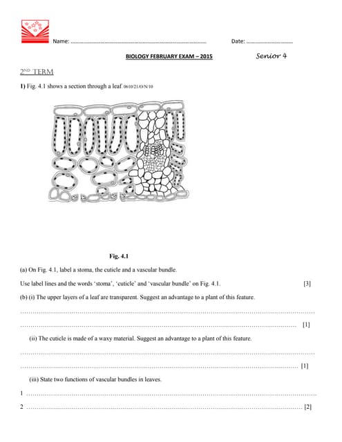 Intervensi biology Form 5 chapter 6 | PDF