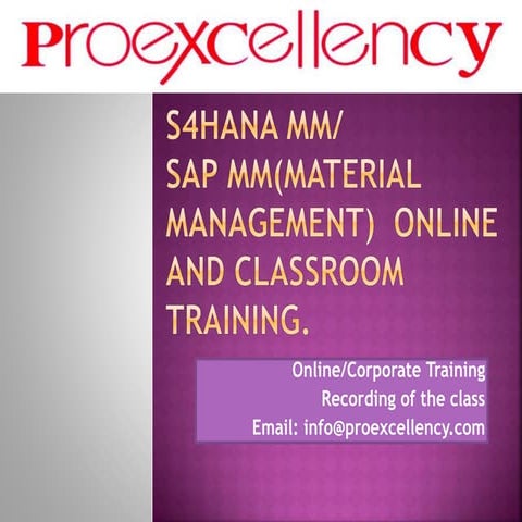 S4 hana mm | PPTX