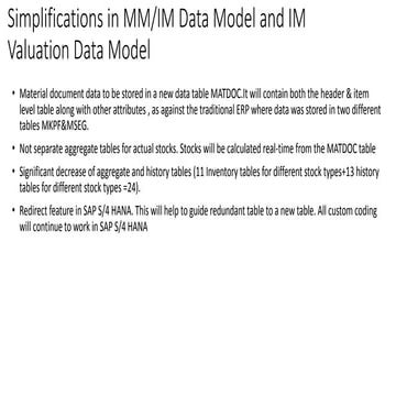 S4 HANA simplification | PPT