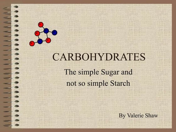 Carbohydrates food science and technology.ppt | Diabetes | Diseases and ...