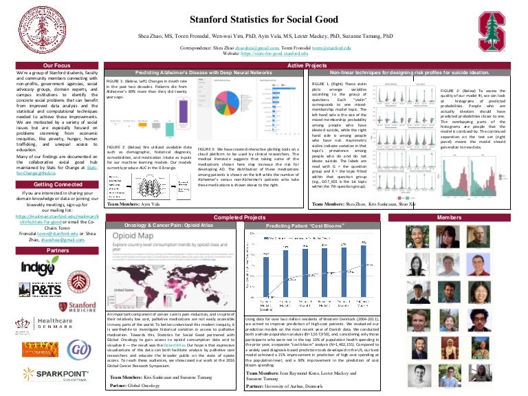 Department of Biomedical Data Science symposium poster