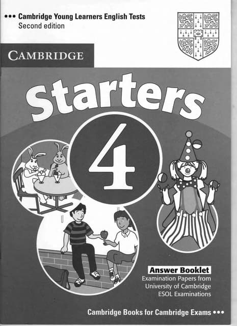 Starters 2 test 3 | PDF