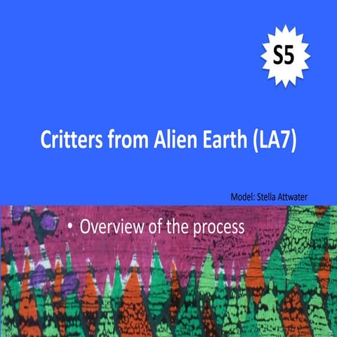Critters from Alien Earth process guide | PPT