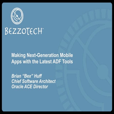 Creating Next Generation Adf Mobile Applications Key Web