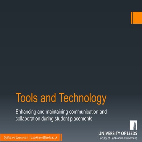 TEL Tool for Communication and Collaboration | PPT