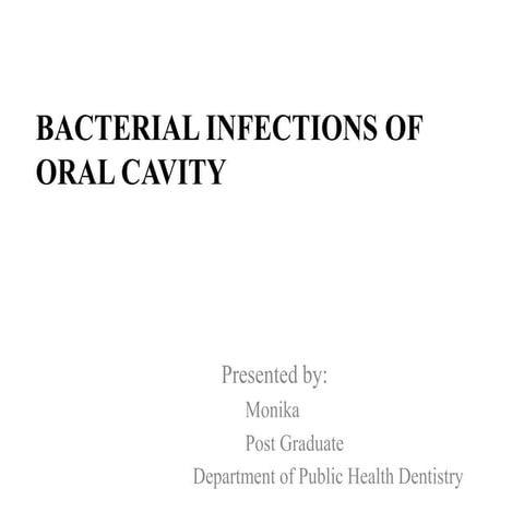 bacterial infection | PPT