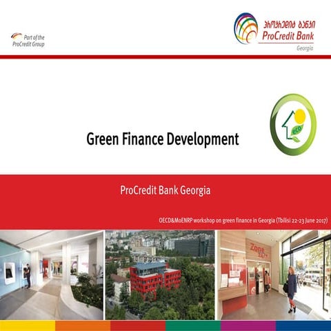 Session 6 - Presentation by ProCredit Bank, Georgia | PDF