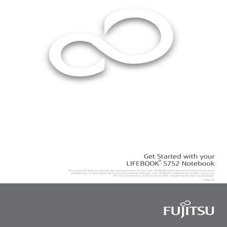 Fujitsu LIFEBOOK S752 Getting Started Guide | PDF