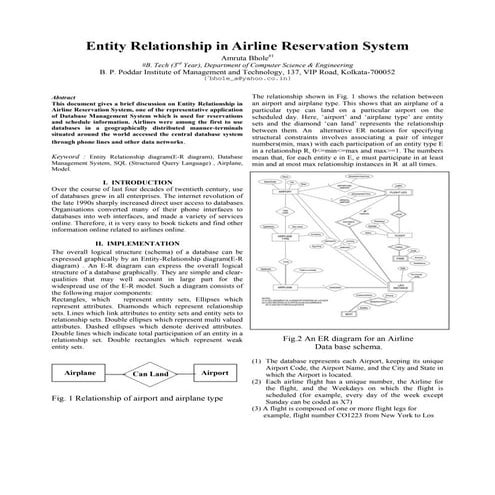 Airline reservation system db design | PDF
