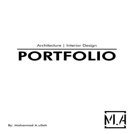 Architectural & Interior design portfolio.pdf