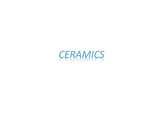 Module 7 - Ceramics, Structures and properties of ceramics | PDF ...