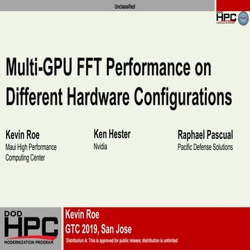 Multi Gpu Fft Performance On Different Hardware Pdf