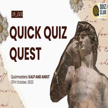 S9E3 Quick Quiz Quest | PPTX