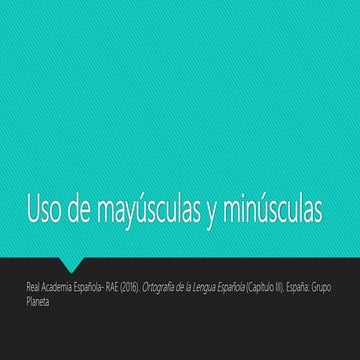 S9 uso de las mayúsculas | PPTX