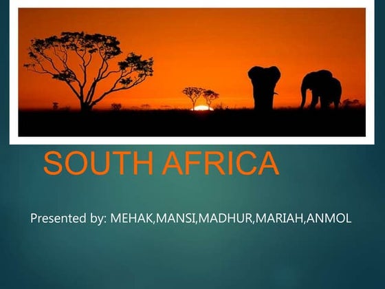 South Africa presentation | PPT