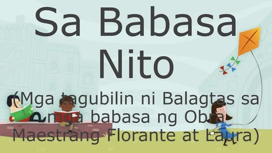 Sa Babasa Nito | PPT